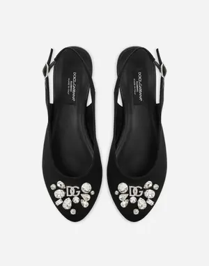 Dolce & Gabbana Satin Slingbacks
