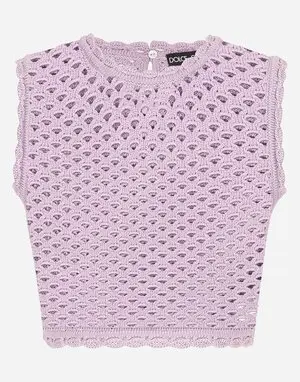 Dolce & Gabbana Crochet Crop Top