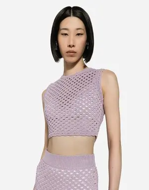 Dolce & Gabbana Crochet Crop Top