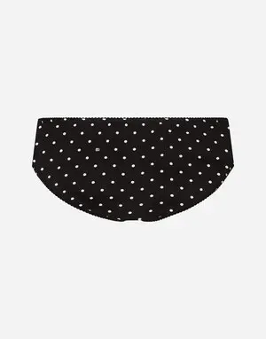 Dolce & Gabbana Polka-dot Silk Panties