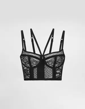 Dolce & Gabbana Top Con Reggiseno - Black