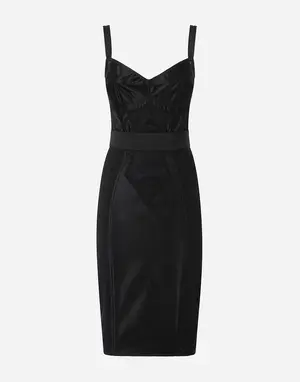 Dolce & Gabbana Corset Slip Dress - Black