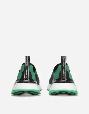 Dolce & Gabbana Sorrento Sneakers In Stretch Mesh With Logo