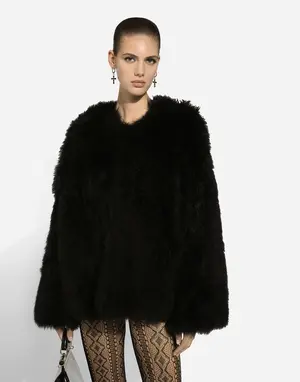 Dolce & Gabbana Goat Hair Cashmere Jacket
