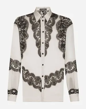 Dolce & Gabbana Silk Shirt With Embroidery - Multicolor