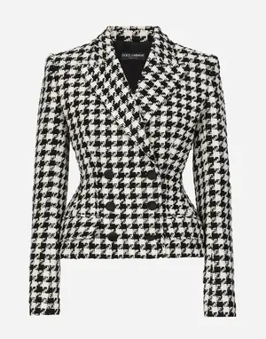 Dolce & Gabbana Macro-houndstooth Dolce Jacket