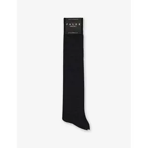 Falke Airport Heat-regulating Wool-blend Knitted Socks - 3080 Anthra.mel