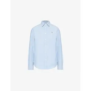 Polo Ralph Lauren Oxford Slim-fit Basket-weave Cotton Shirt - Bsr Blue