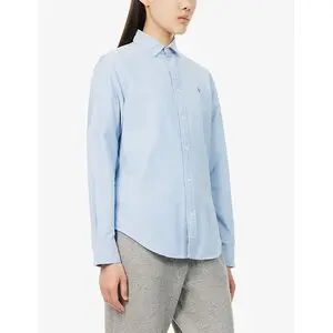 Polo Ralph Lauren Oxford Slim-fit Basket-weave Cotton Shirt - Bsr Blue