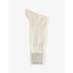 Falke FALKE Silk-Blend Knitted Socks Off-white
