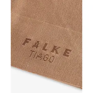 Falke Mid-calf Cotton-blend Knitted Socks - Camel