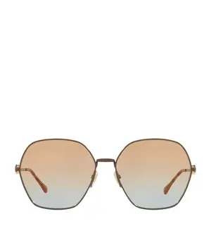 Gucci Metal Octagon Sunglasses