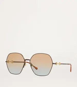 Gucci Metal Octagon Sunglasses