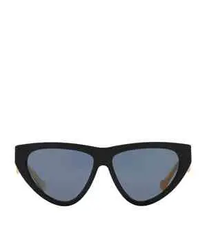 Gucci Acetate Cat Eye Sunglasses - Black