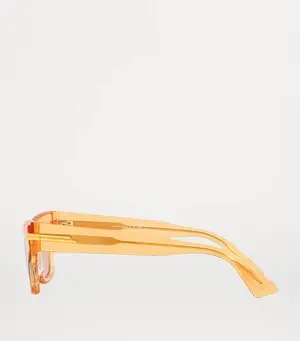 Bottega Veneta Acetate Sunglasses - Orange