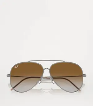 Ray-ban Metal Aviator Sunglasses