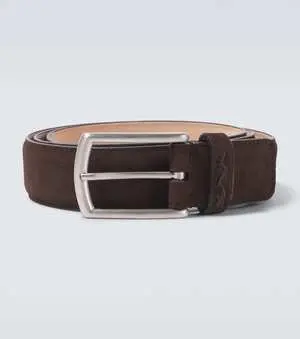 Zegna Zegna Leather Belt Brown