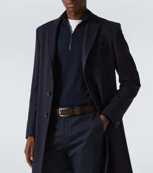 Zegna Leather Belt - Brown