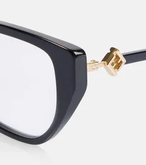 Fendi Ff Diamonds Cat-eye Glasses
