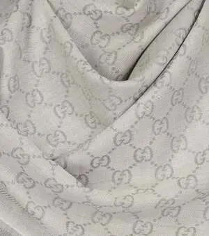 Gucci Gg Wool Jacquard Scarf