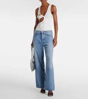 Christopher Esber Arc Stone Ribbed-knit Tank Top
