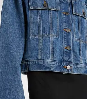 Khaite Saunder Denim Trucker Jacket