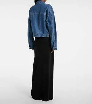 Khaite Saunder Denim Trucker Jacket