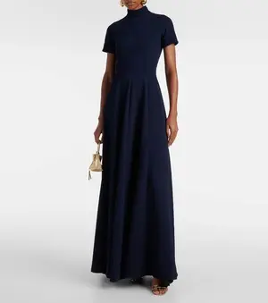 EMILIA WICKSTEAD Malinda Lame Tweed Gown - Silver