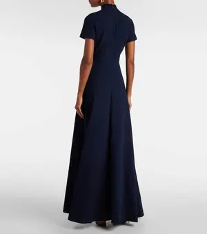 EMILIA WICKSTEAD Malinda Lame Tweed Gown - Silver