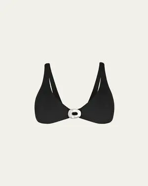 VIX PAULA HERMANNY Sam Mayra Bikini Top - Black