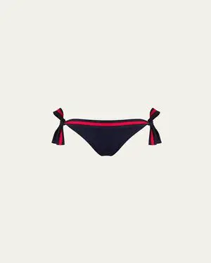 Vilebrequin Horizon Stripes Bikini Bottoms - Bleu Marine