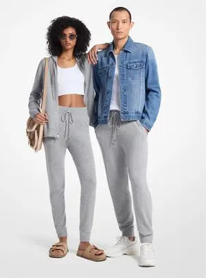 Michael Kors Wool And Cashmere Blend Joggers - Grey