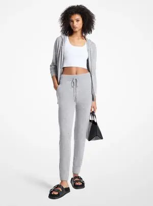 Michael Kors Wool And Cashmere Blend Joggers In Size By
