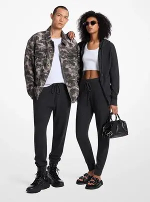 Michael Kors Wool And Cashmere Blend Joggers - Grey