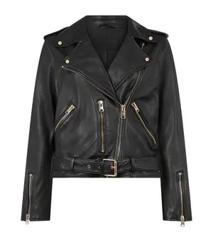 ALLSAINTS Leather Balfern Jacket - Black