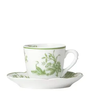 Bernardaud Albertine Moka Tea Cup And Saucer