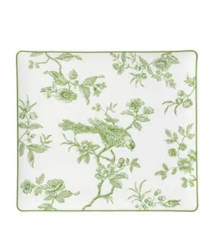 Bernardaud Albertine Rectangular Tray - Green