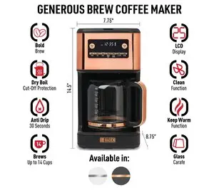HADEN Generous Brew 14-cup Drip Coffee Maker