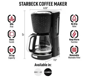 HADEN Starbeck 10-cup Drip Coffee Maker
