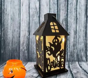 LUMABASE Halloween Lantern With Battery Operate D Led Lights
