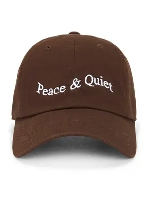 MUSEUM OF PEACE & QUIET Wordmark Cap - Clay
