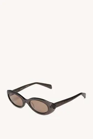 THE ROW Ella Sunglasses Grey