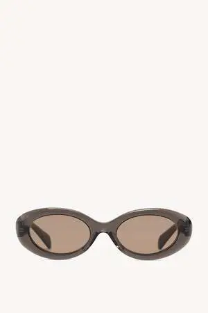 THE ROW Ella Sunglasses Grey