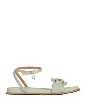 BRACCIALINI Flat Sandals With Buckle Fastening - Green