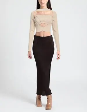 VICOLO Sweater Ecovero Viscose, Polyester - Beige