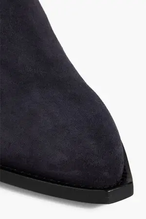 Isabel Marant Étoile Dahope Suede Cowboy Boots - Midnight Blue