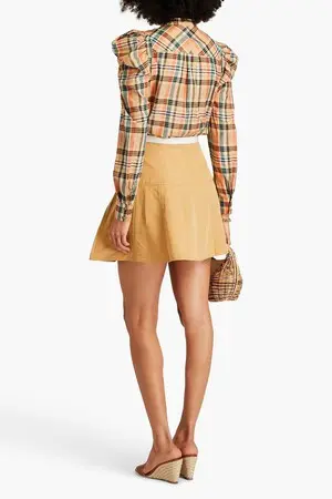Ulla Johnson Langley Checked Blouse