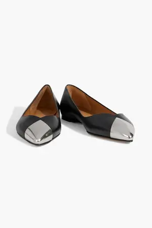 Isabel Marant Étoile Arsan Embellished Leather Flats