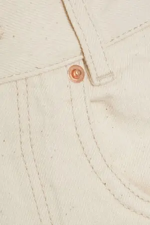 Isabel Marant Étoile Laliskasr Frayed High-rise Straight-leg Jeans
