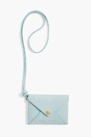 Proenza Schouler Leather Cardholder - Sky Blue